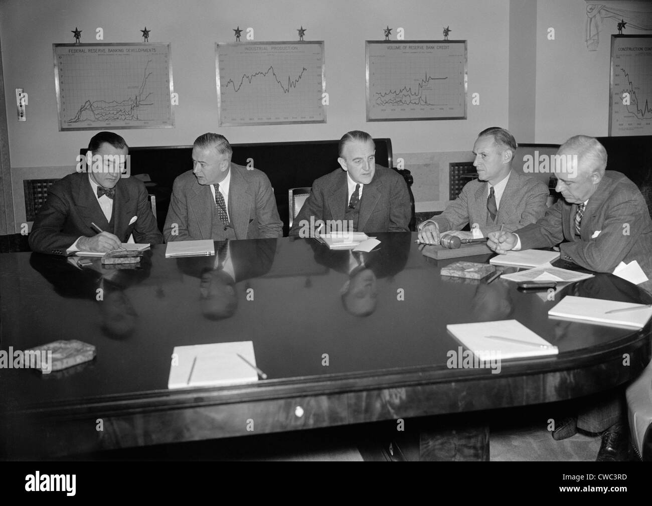 Board of governors of the federal reserve system Black and White Stock ...