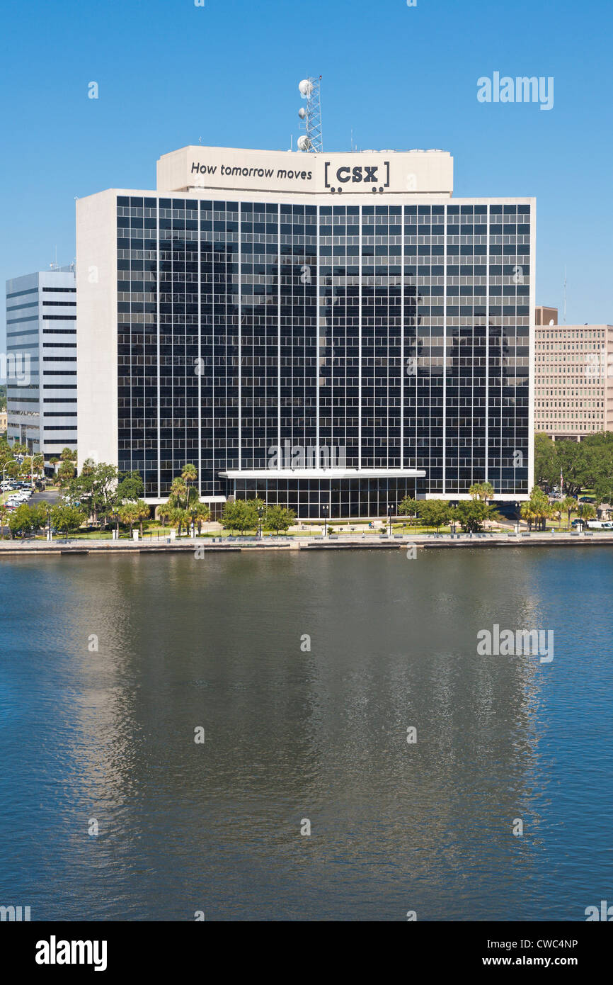 CSX Transportation building on the Northbank Riverwalk in downtown ...