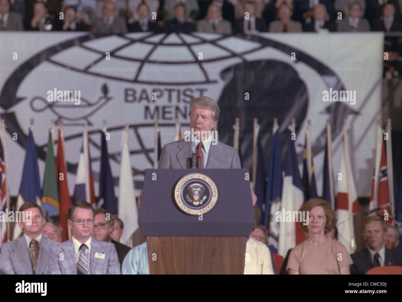 President Jimmy Carter addresses the South Baptist Convention in ...