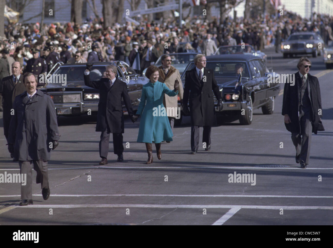 Jimmy carter inauguration parade hi-res stock photography and images ...