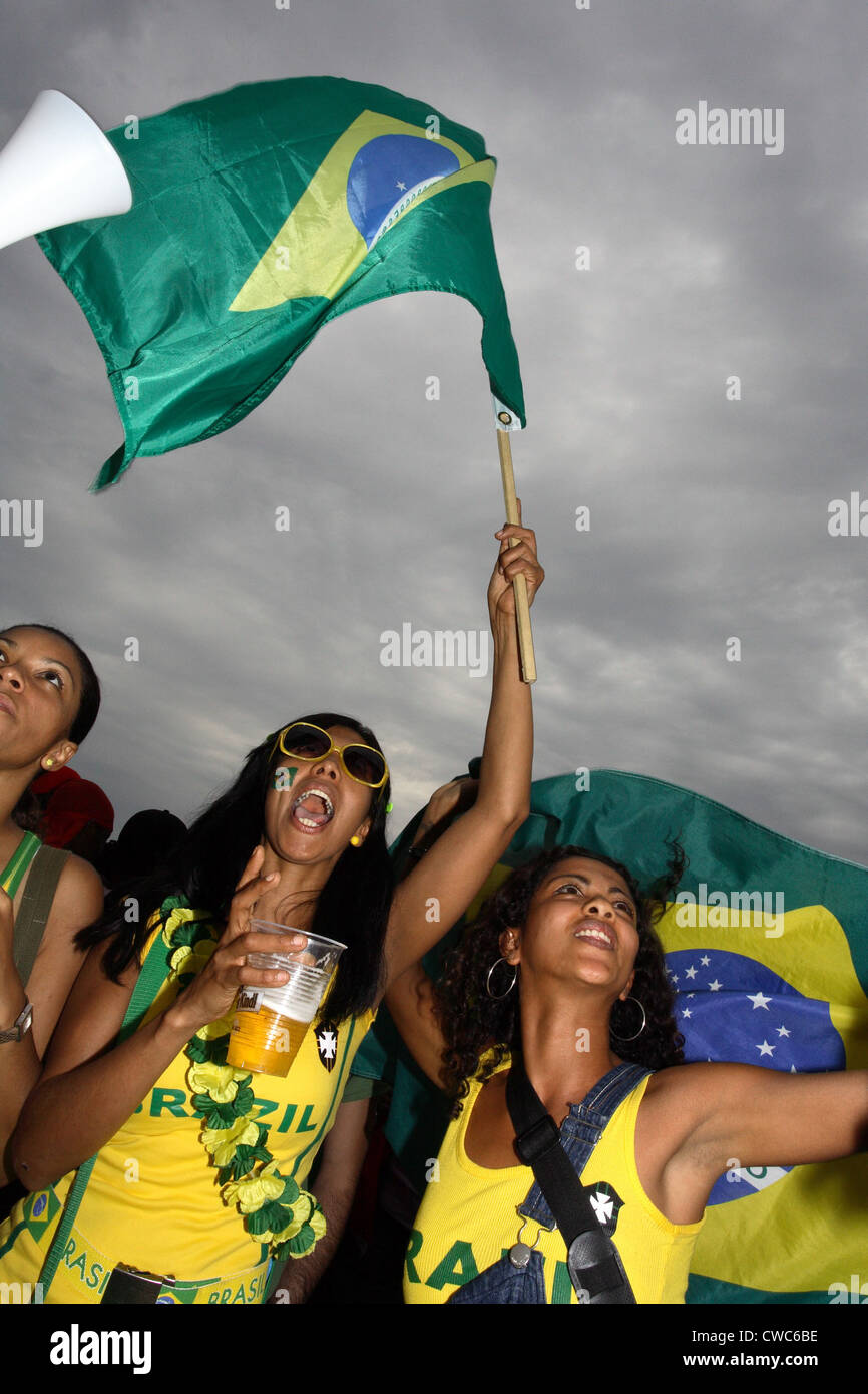 Brazil world cup fan cry hi-res stock photography and images - Alamy