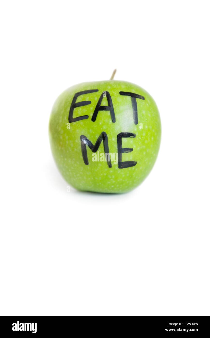 English eating apple Cut Out Stock Images & Pictures - Alamy