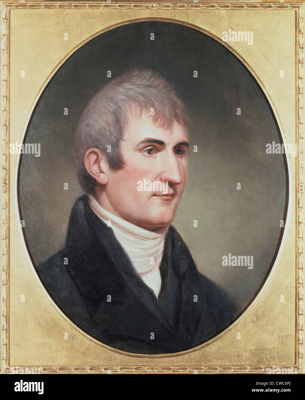 Meriwether Lewis 1774-1809 . Portrait by Charles Wilson Peale Stock ...