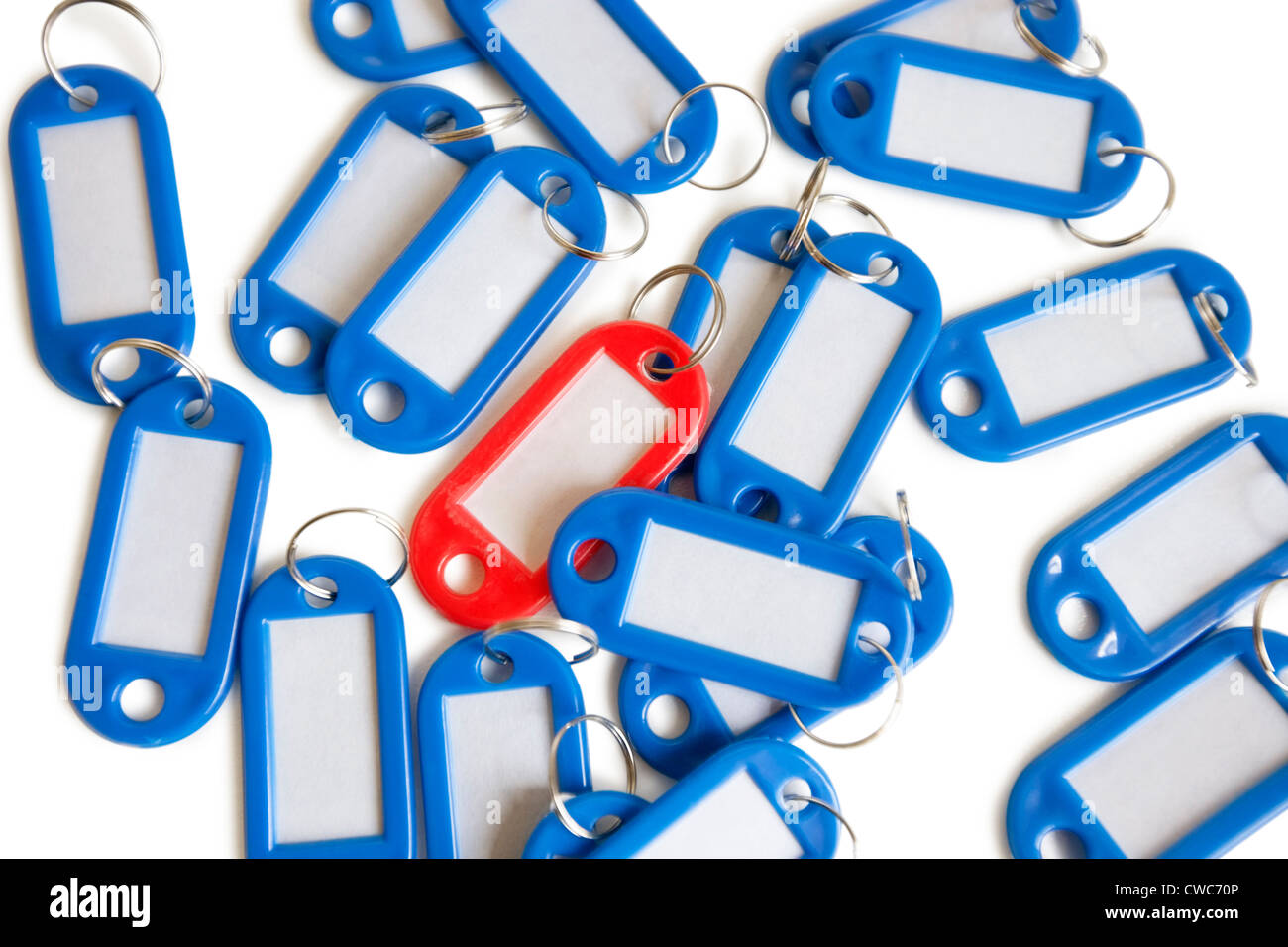 Red key tag with label hi-res stock photography and images - Alamy