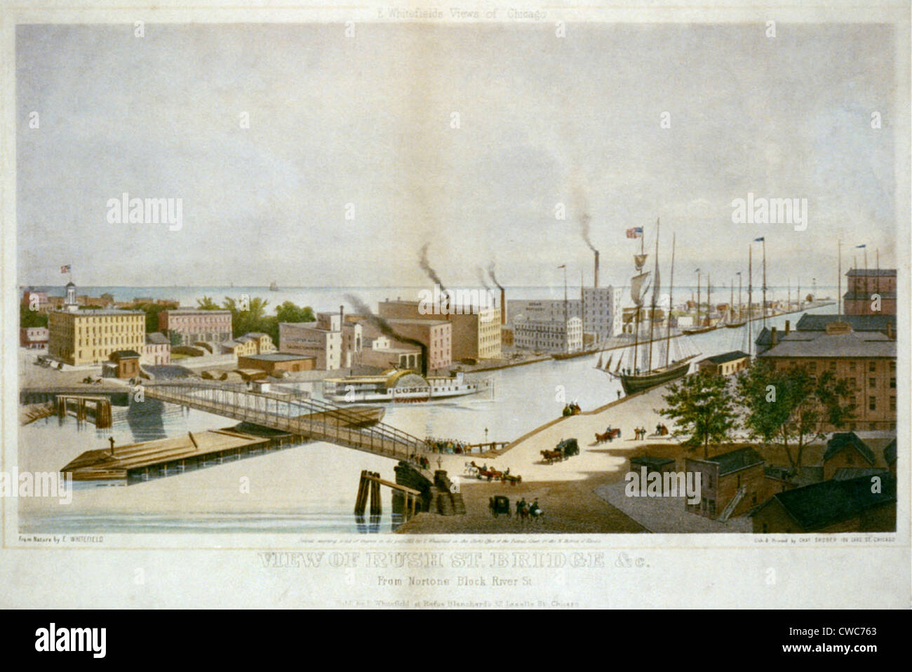 19th Century Chicago 1860s Chicago High Resolution Stock Photography ...