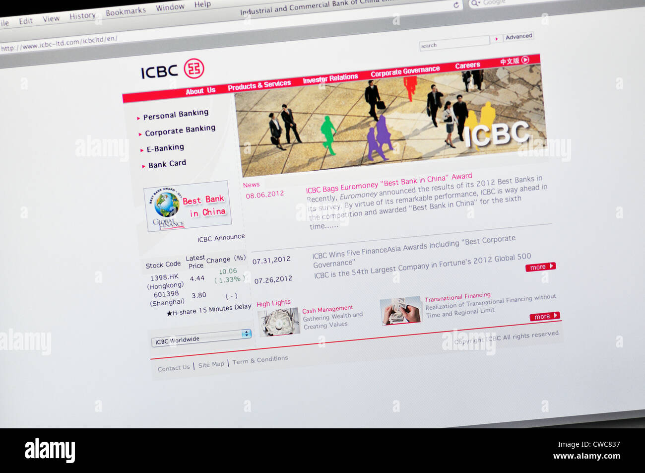 Icbc com cn hi-res stock photography and images - Alamy