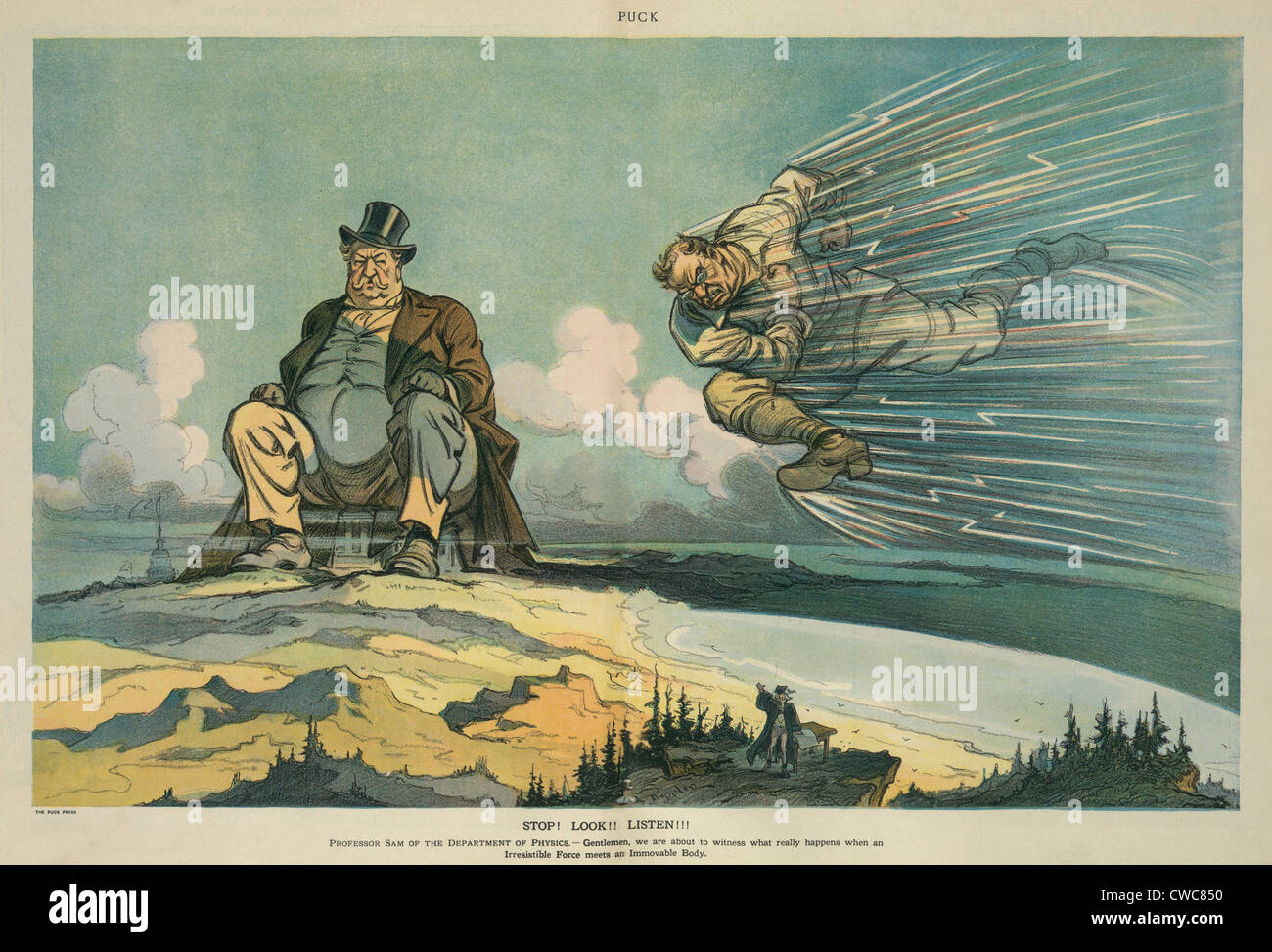 Taft roosevelt cartoons hi-res stock photography and images - Alamy