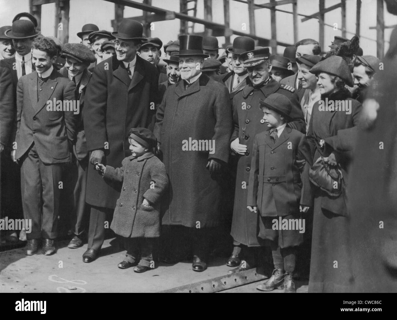 Franklin Roosevelt as Assistant Secretary of Navy. Roosevelt is wearing ...