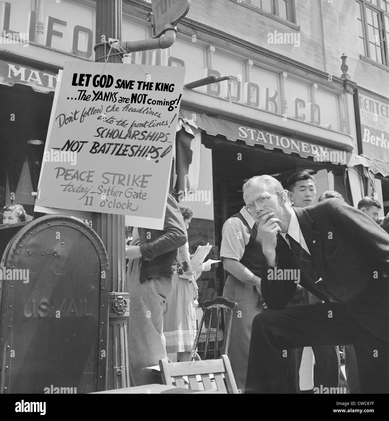 Isolationist poster hi-res stock photography and images - Alamy