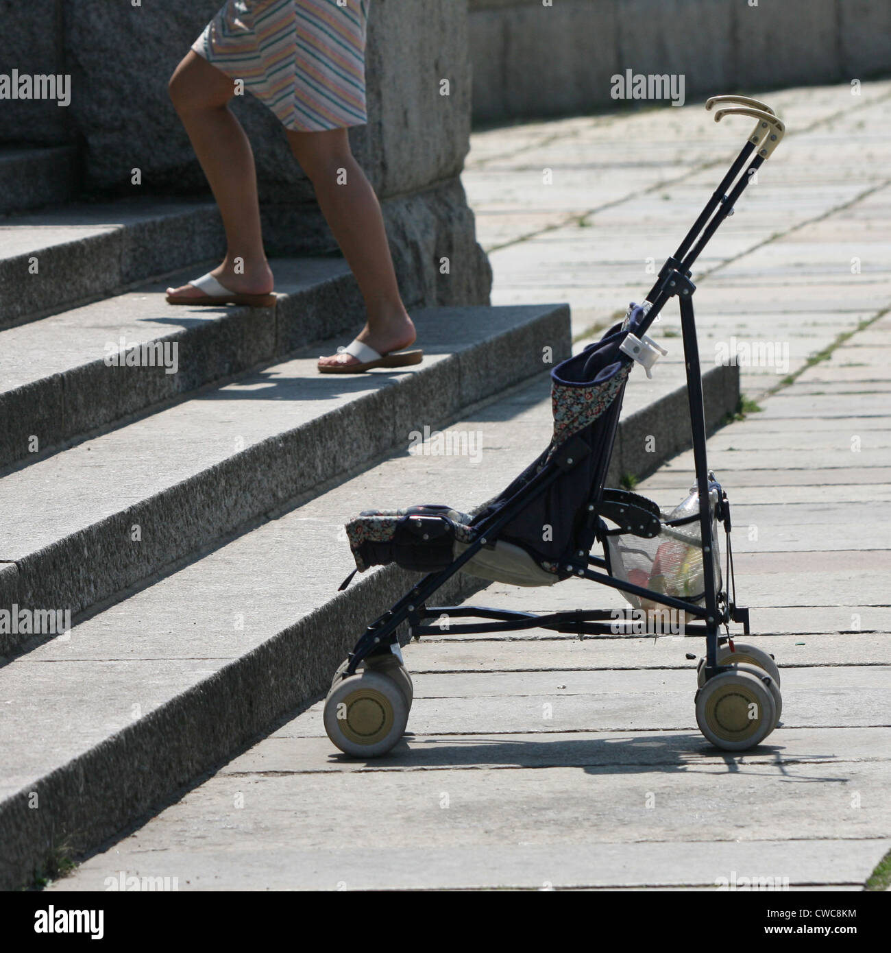 Berlin, empty stroller Stock Photo - Alamy