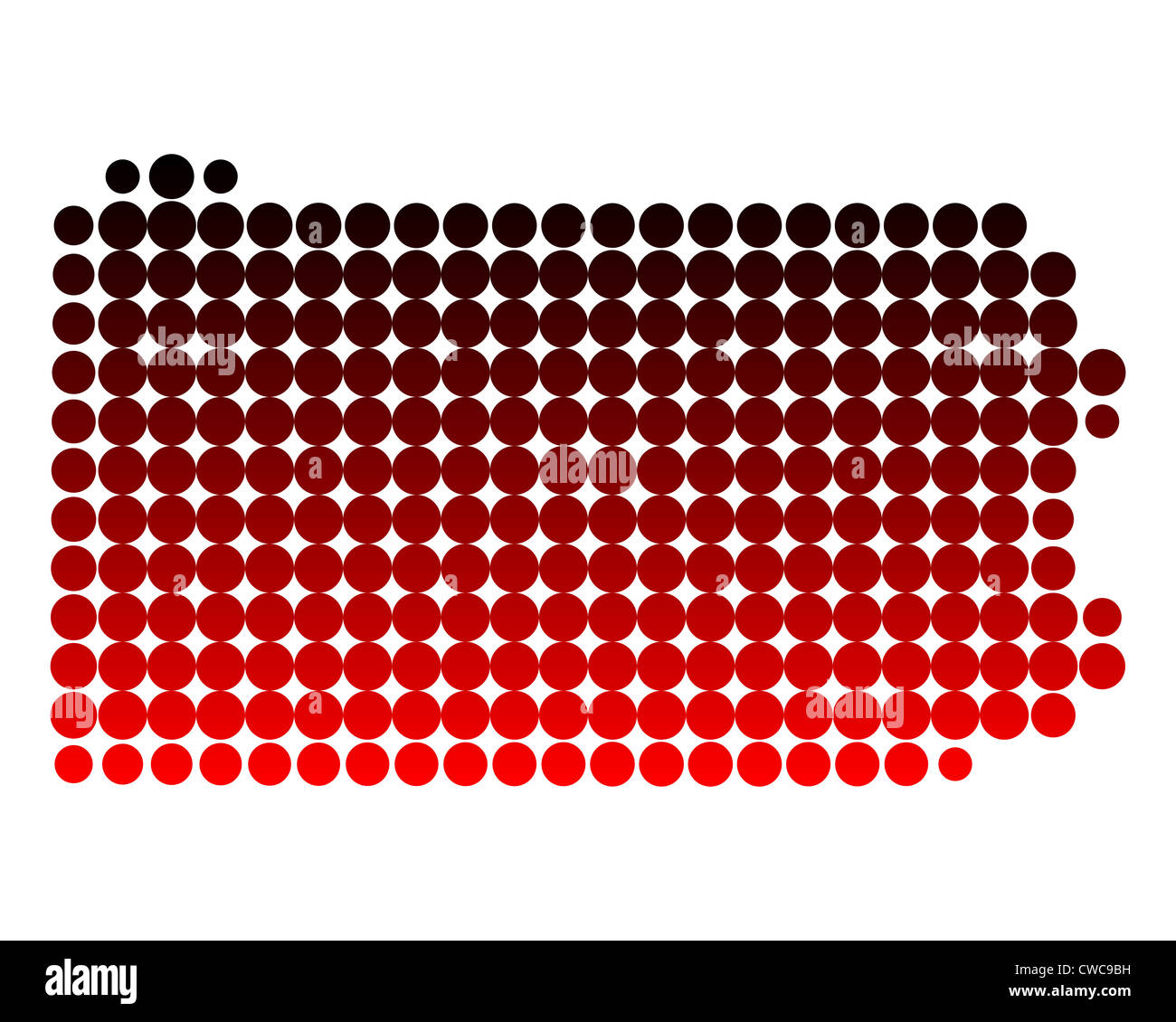 Map of Pennsylvania Stock Photo - Alamy