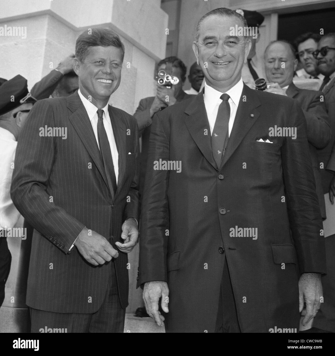 Kennedy johnson 1960 hi-res stock photography and images - Alamy