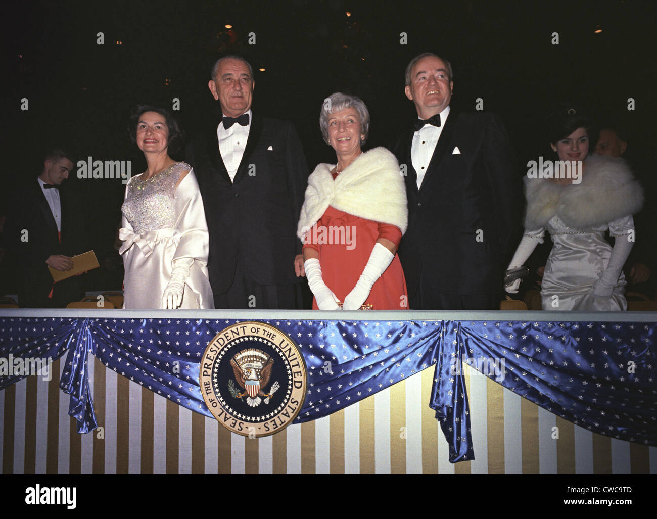 Inauguration of Lyndon Johnson. Lady Bird Johnson, President Lyndon ...
