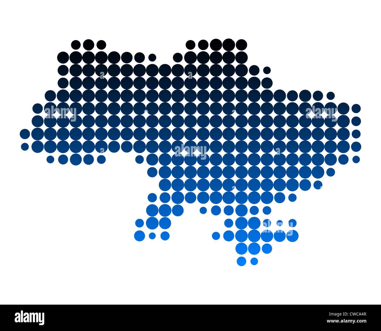 Map of Ukraine Stock Photo - Alamy