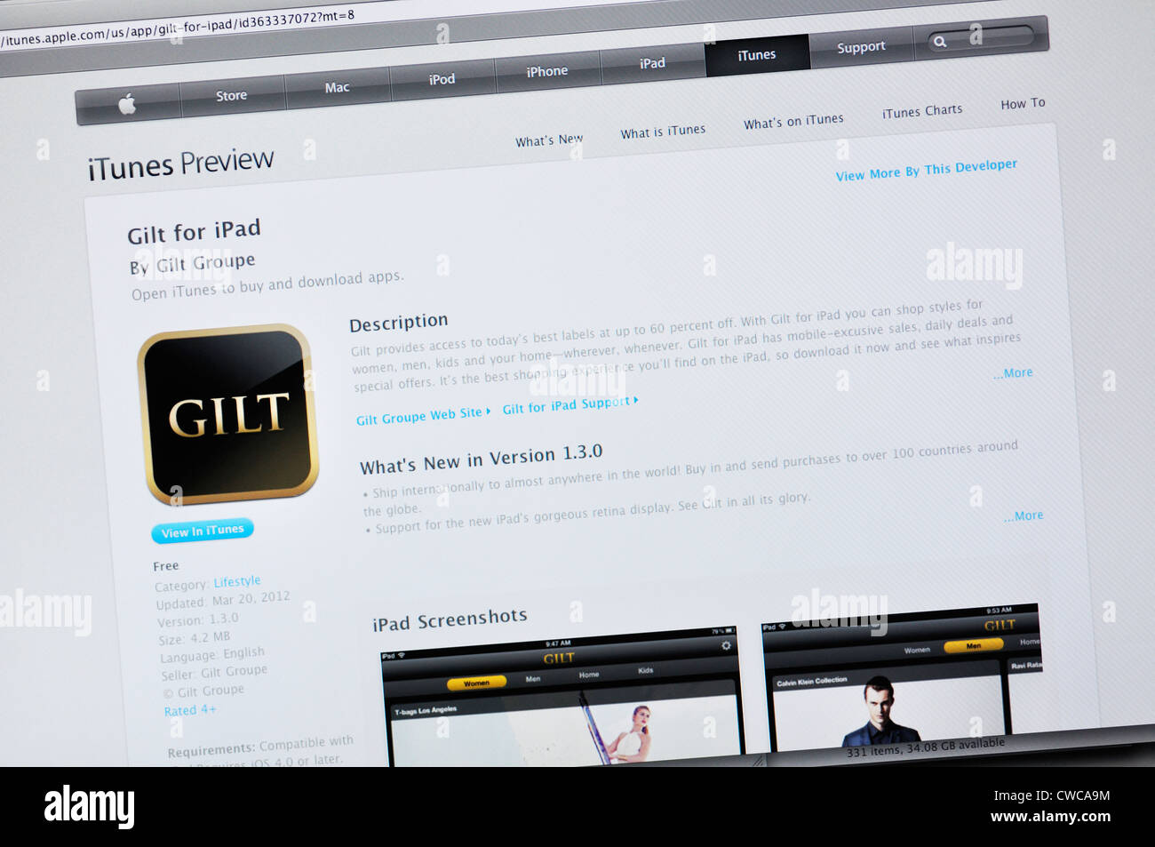 GILT app website - shopping for exclusive sales, daily deals and ...