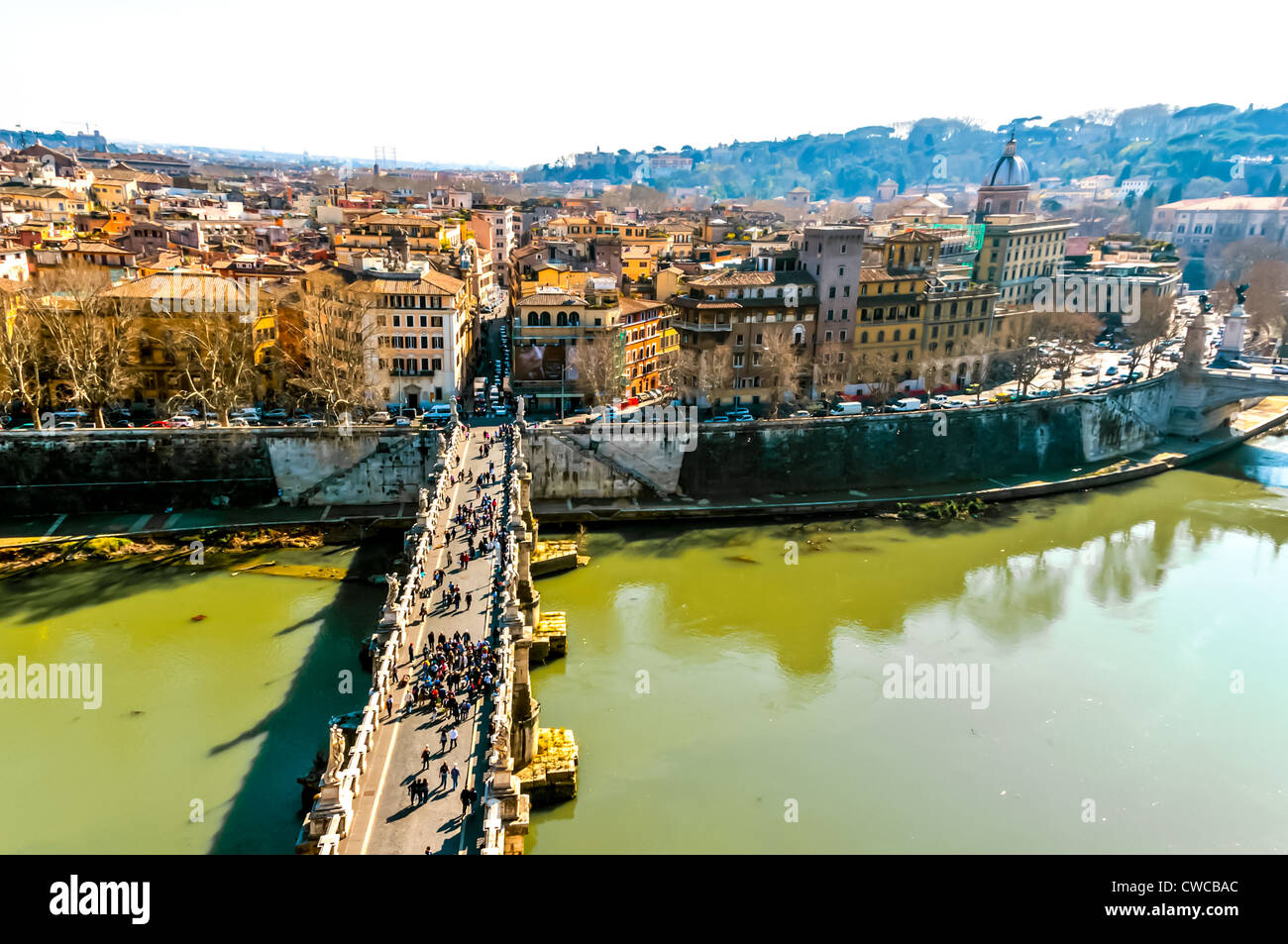 St angelo bridge and castle hi-res stock photography and images - Alamy