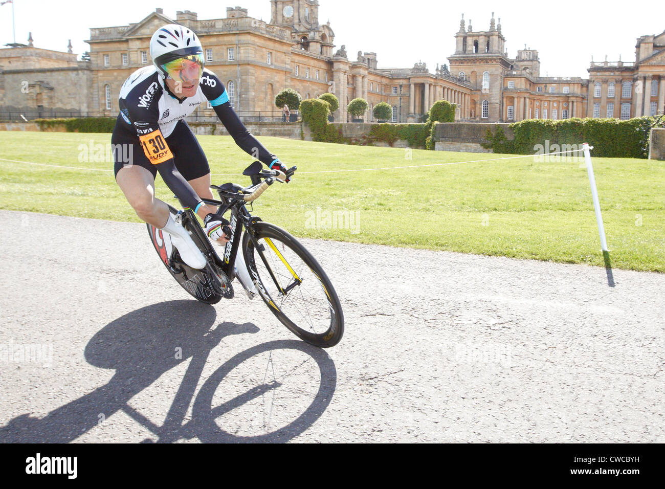 Sarah Storey takes part in the 20km time trial during the Bike Blenheim ...
