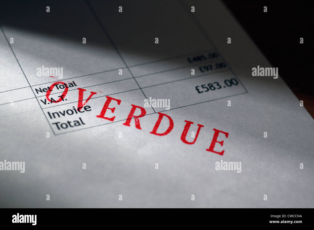 Overdue stamp hi-res stock photography and images - Alamy