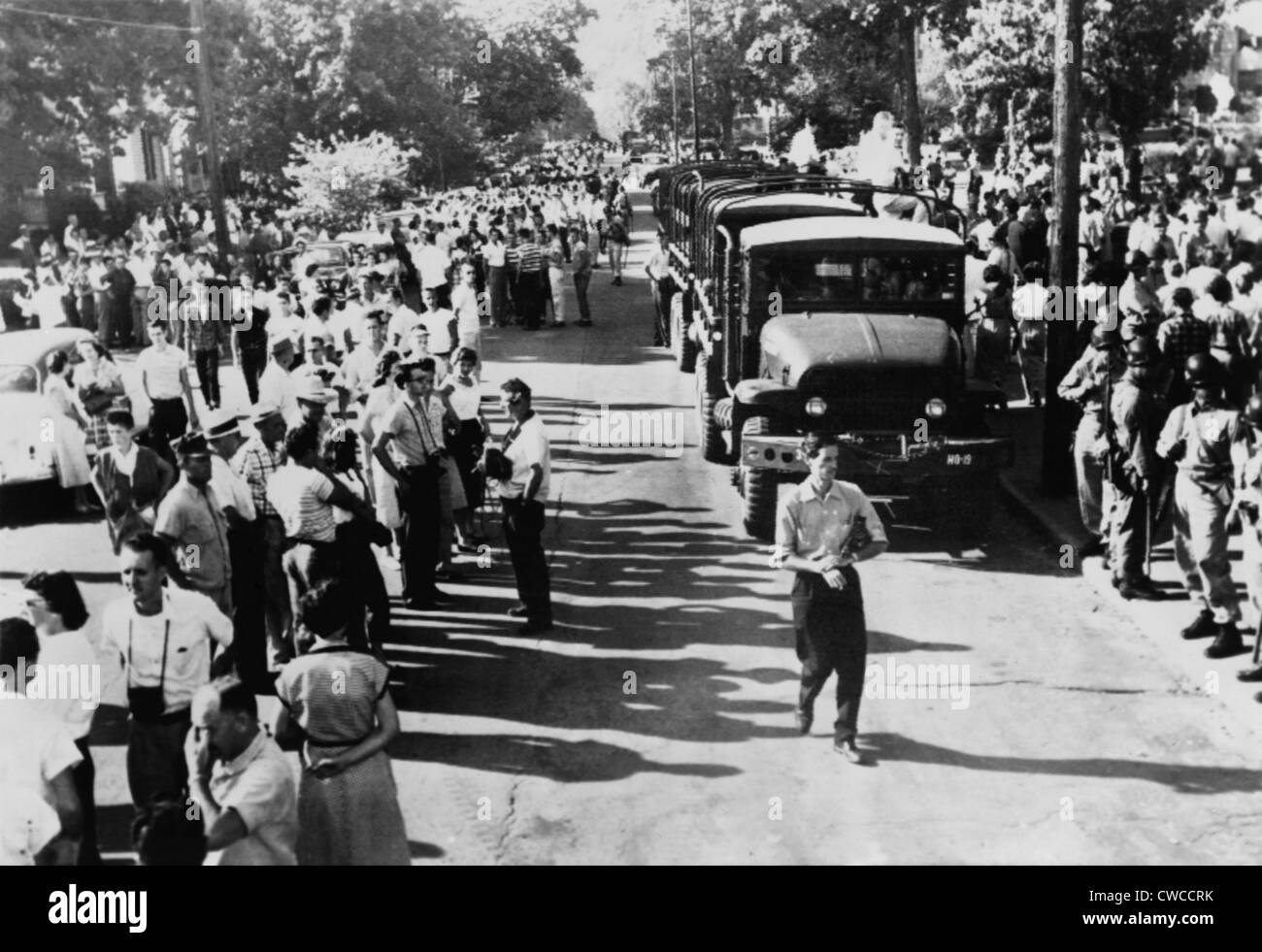 Integration Of Little Rock High School The Little Rock Nine : A