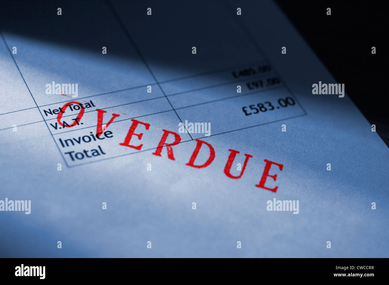 Invoice overdue hi-res stock photography and images - Alamy
