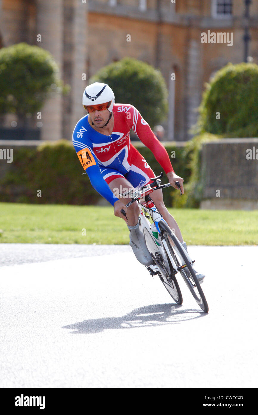 Mark Colbourne takes part in the 20km time trial during the Bike ...