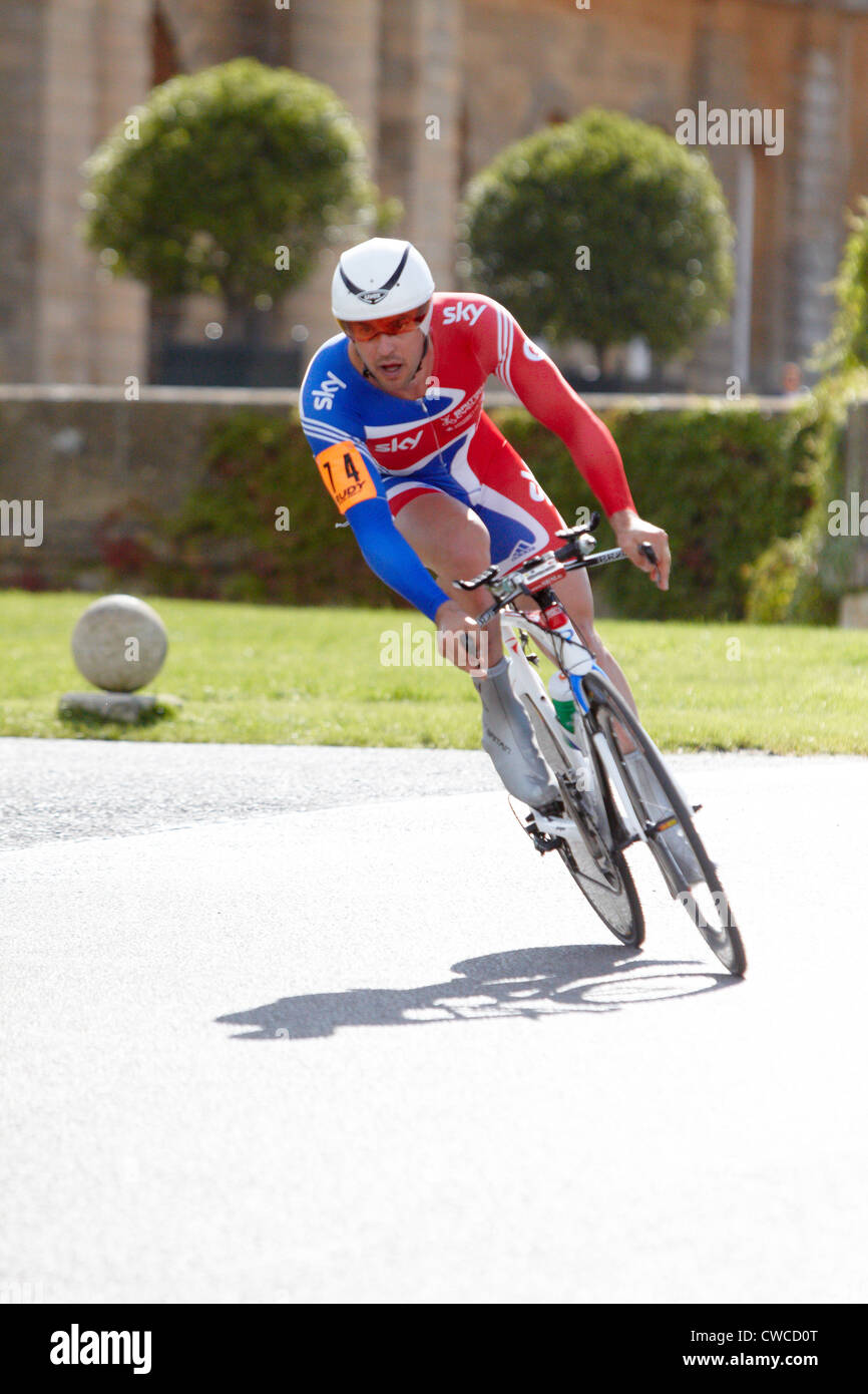 Mark Colbourne takes part in the 20km time trial during the Bike ...