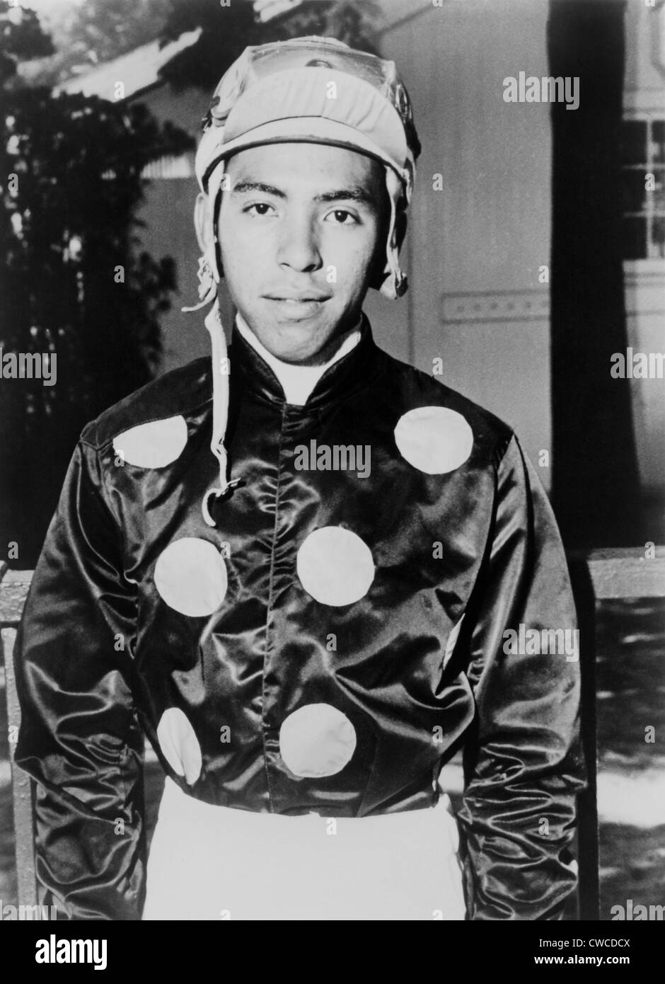 Angel Cordero dressed in racing silks in 1964. He raced for over 25 ...
