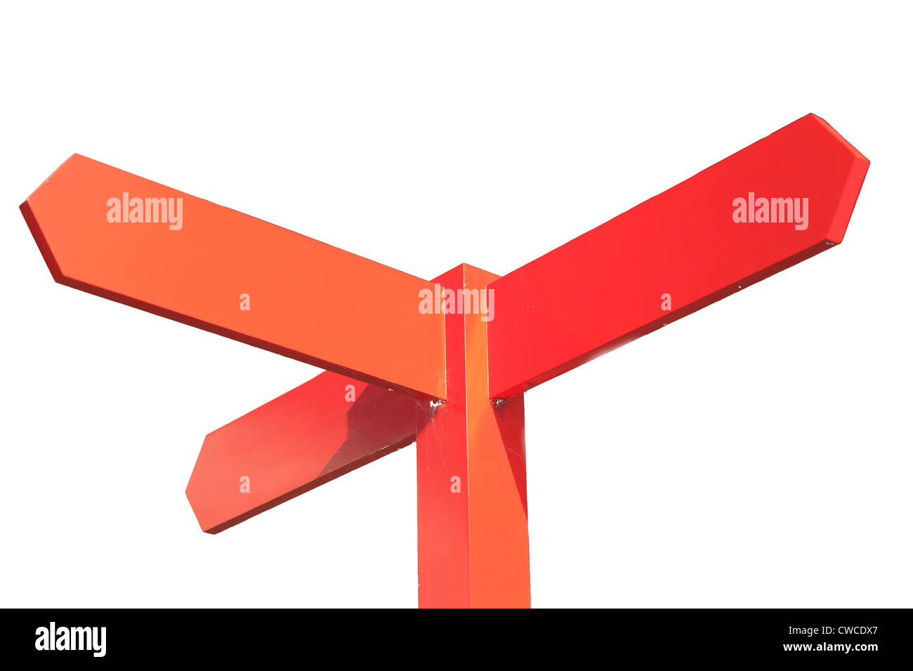 Red signpost hi-res stock photography and images - Alamy