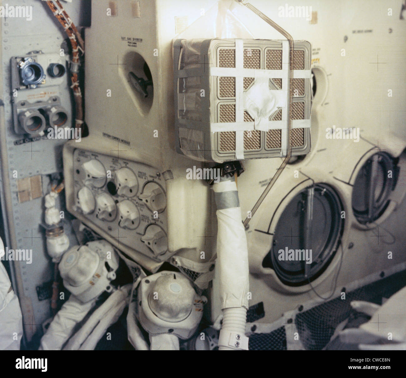 Apollo 13 Lunar Module and the 'mailbox.' The mailbox was a jerry ...