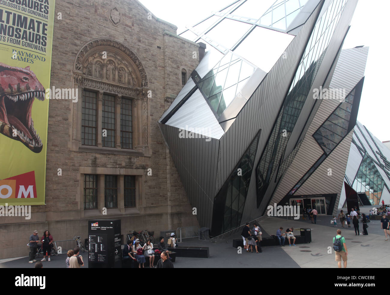 The Royal Ontario Museum (ROM), Toronto, Canada, august 2012 Stock ...
