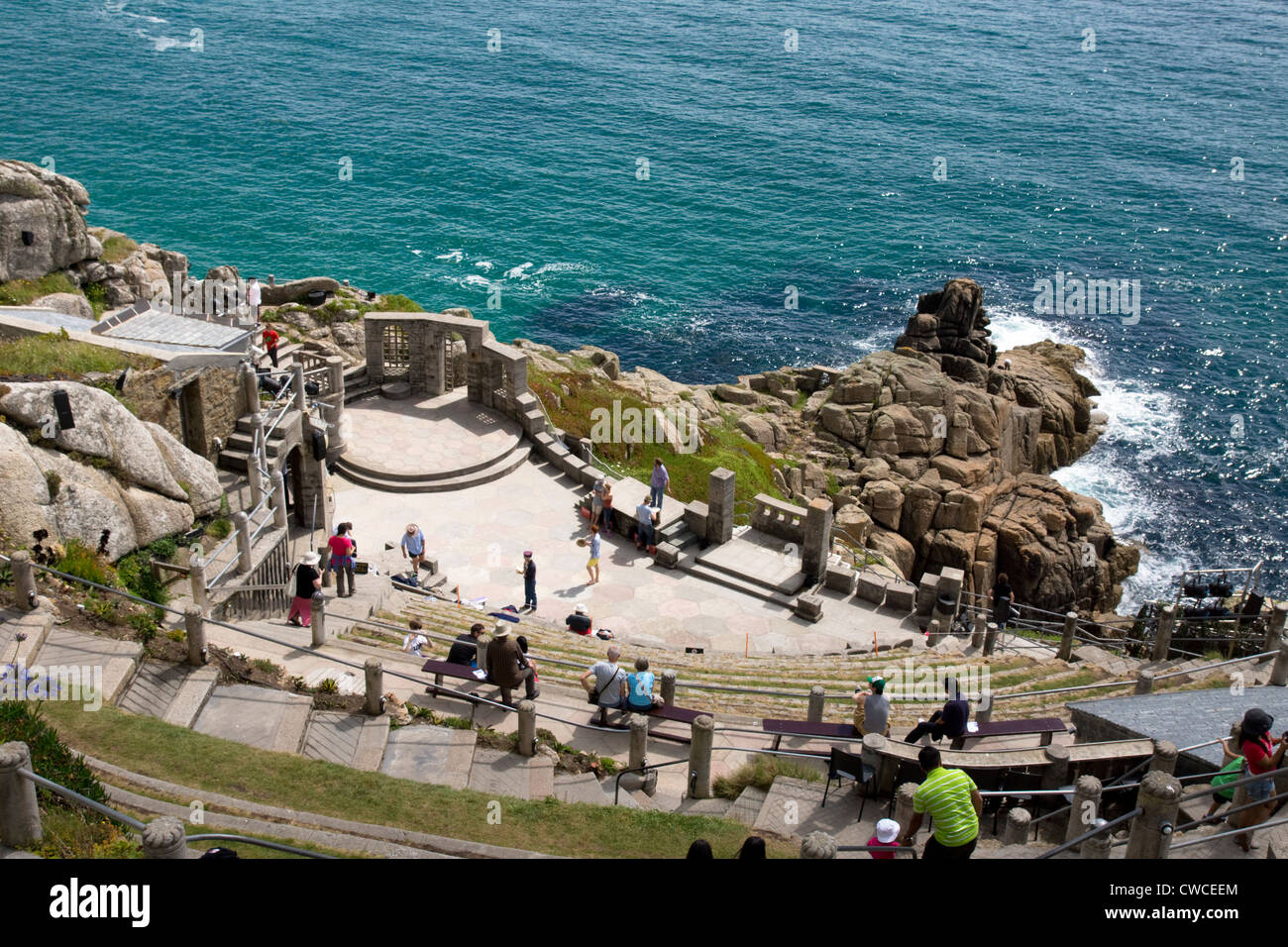 The Minack Theater Porthcurno Cornwall England UK Stock Photo - Alamy