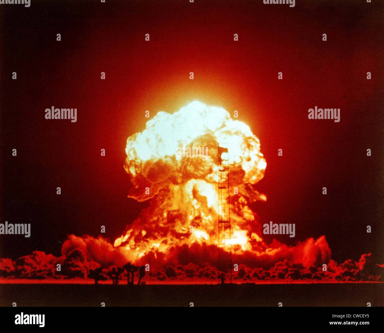 The BADGER shot was a 23 kiloton nuclear bomb. Over 2,000 US soldiers ...