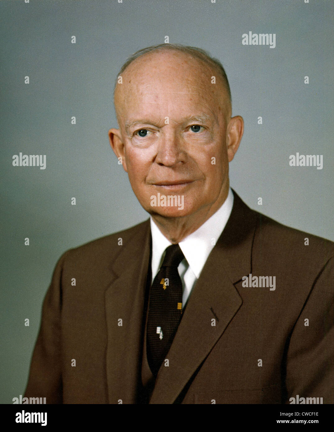 President Dwight Eisenhower. February 1959 Stock Photo - Alamy