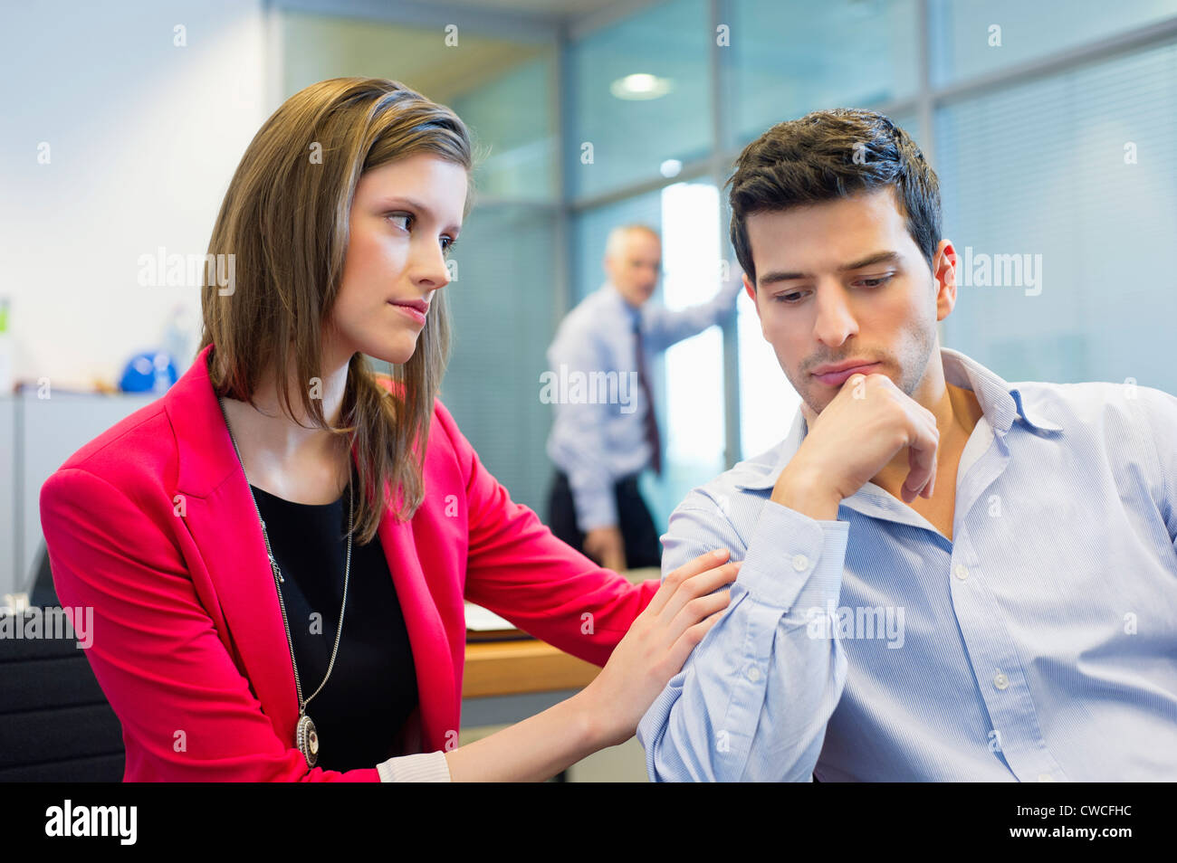 Business executives in an office Stock Photo - Alamy