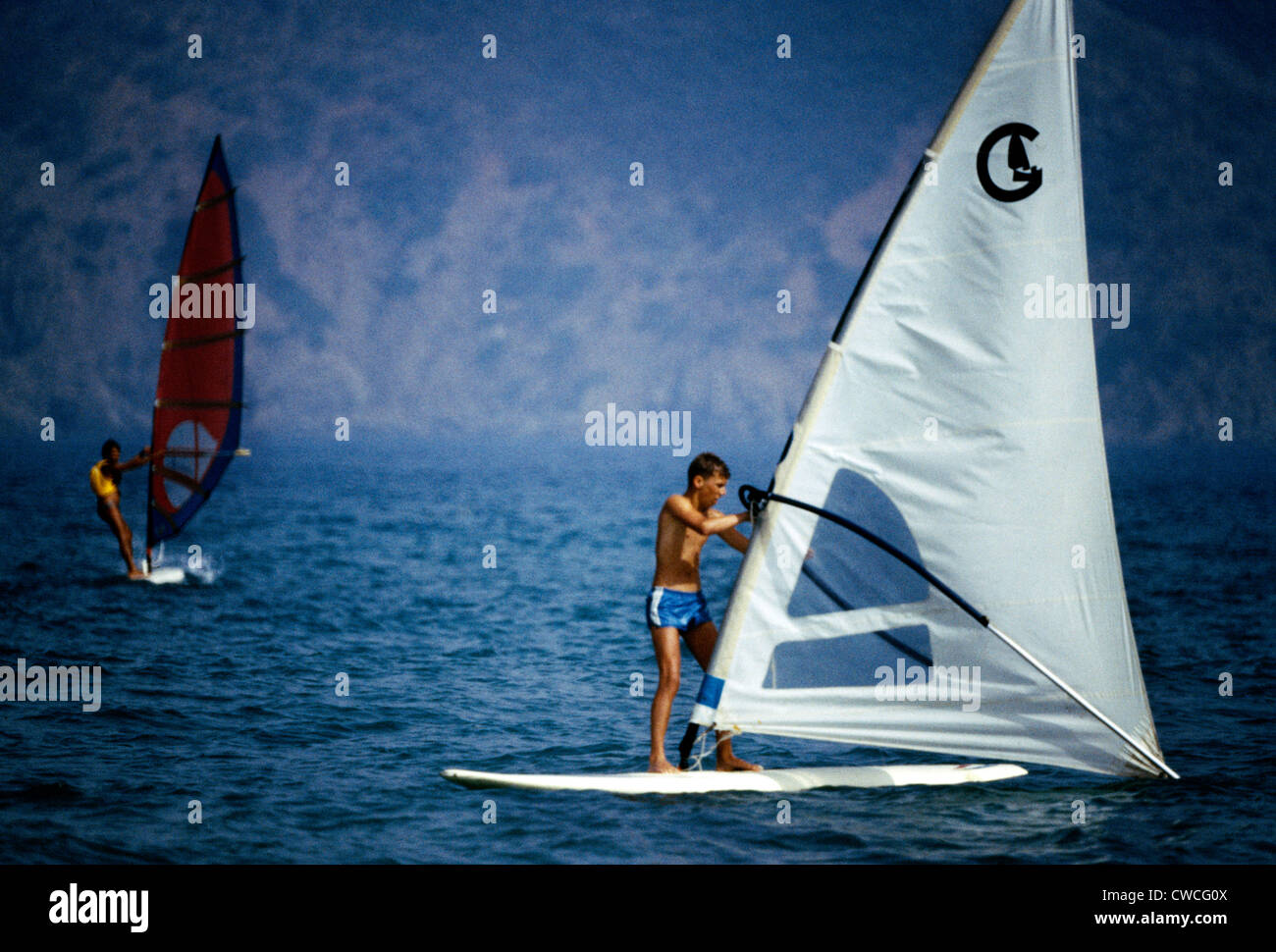 Windsurfer morocco hi-res stock photography and images - Alamy