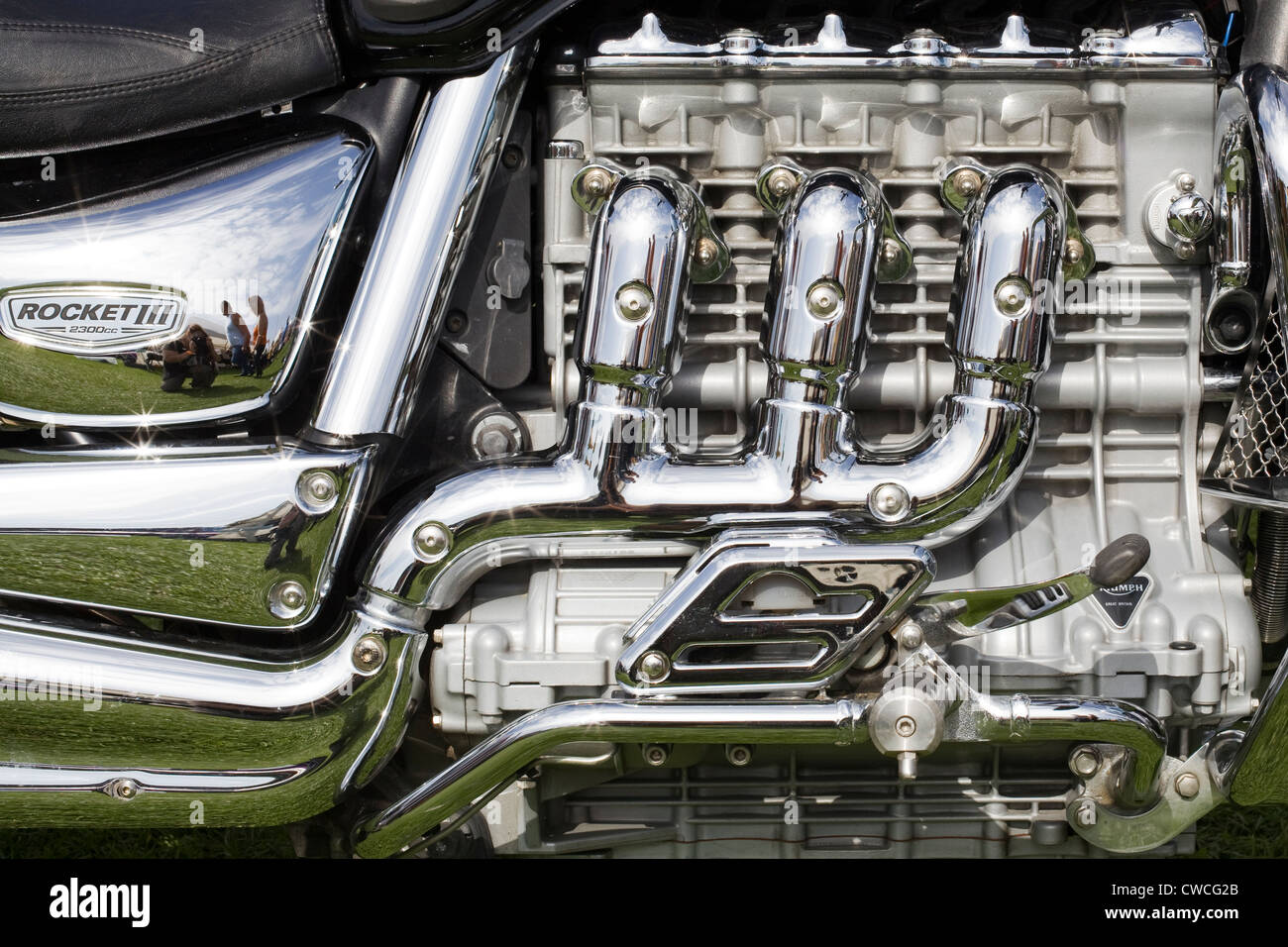 Triumph Rocket 111 Engine Stock Photo - Alamy