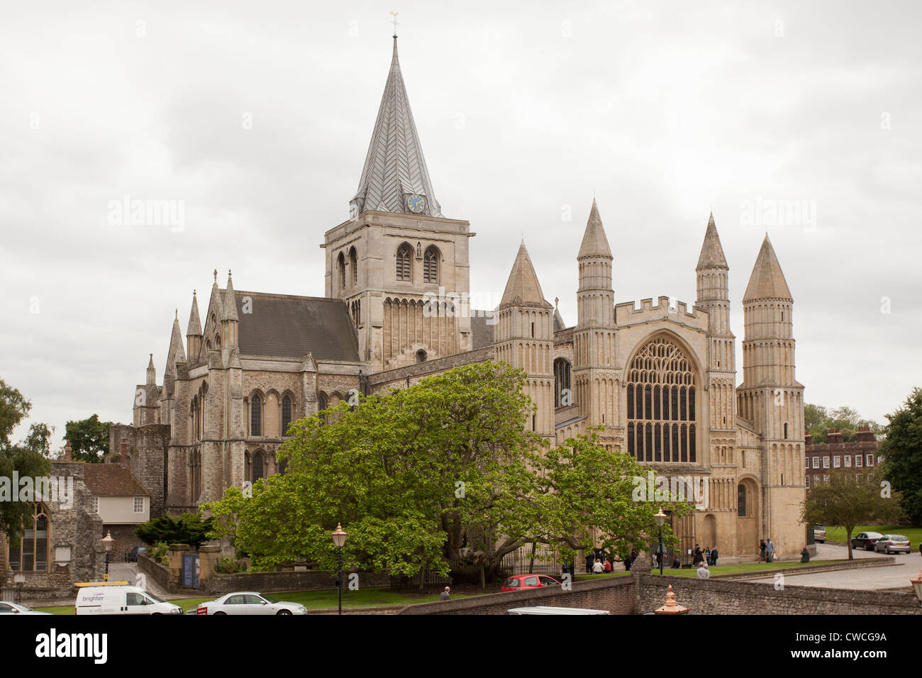 Rochester cathedral spire hi-res stock photography and images - Alamy