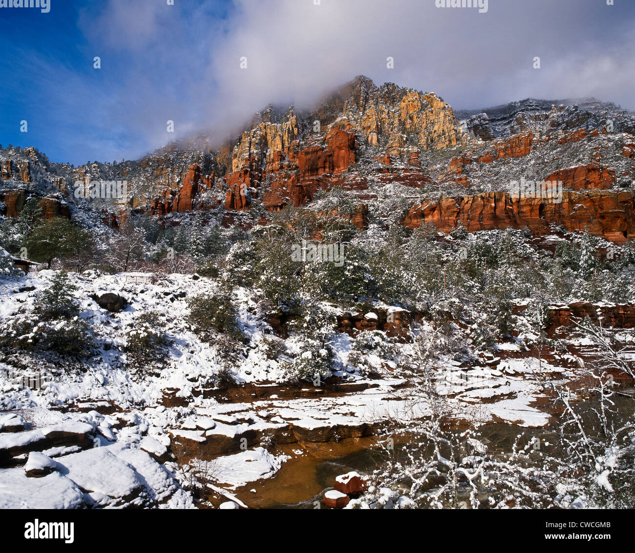 Slide Rock State Park Winter