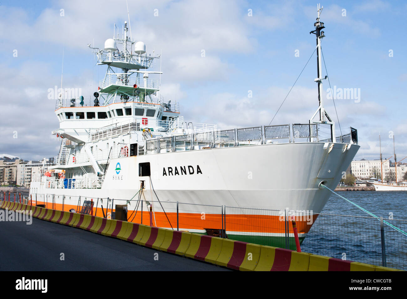 Aranda - Finnish marine research ship - the Baltic sea Stock Photo - Alamy