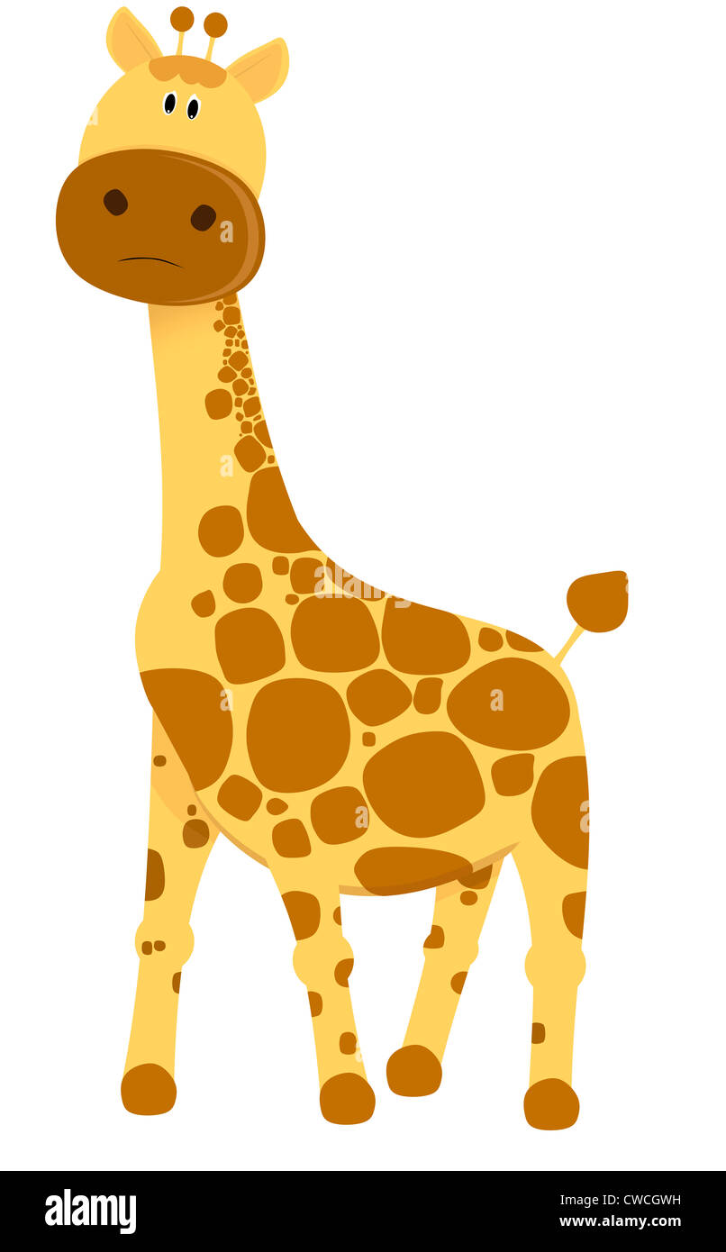 unhappy gilbert the giraffe Stock Photo - Alamy