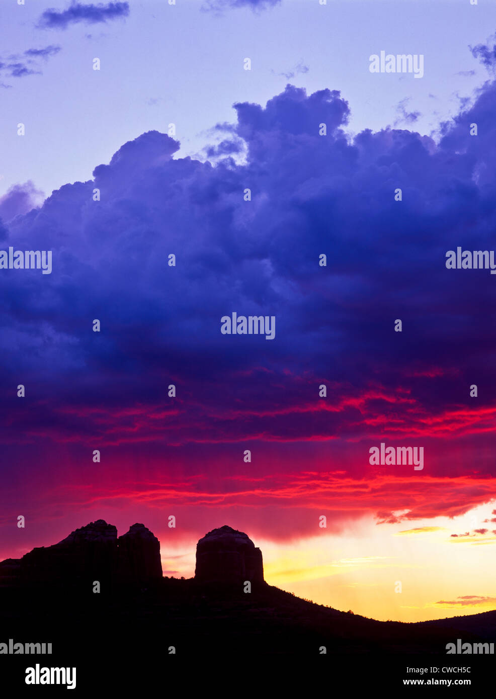 Cathedral Rock at sunset. Sedona, Arizona Stock Photo - Alamy