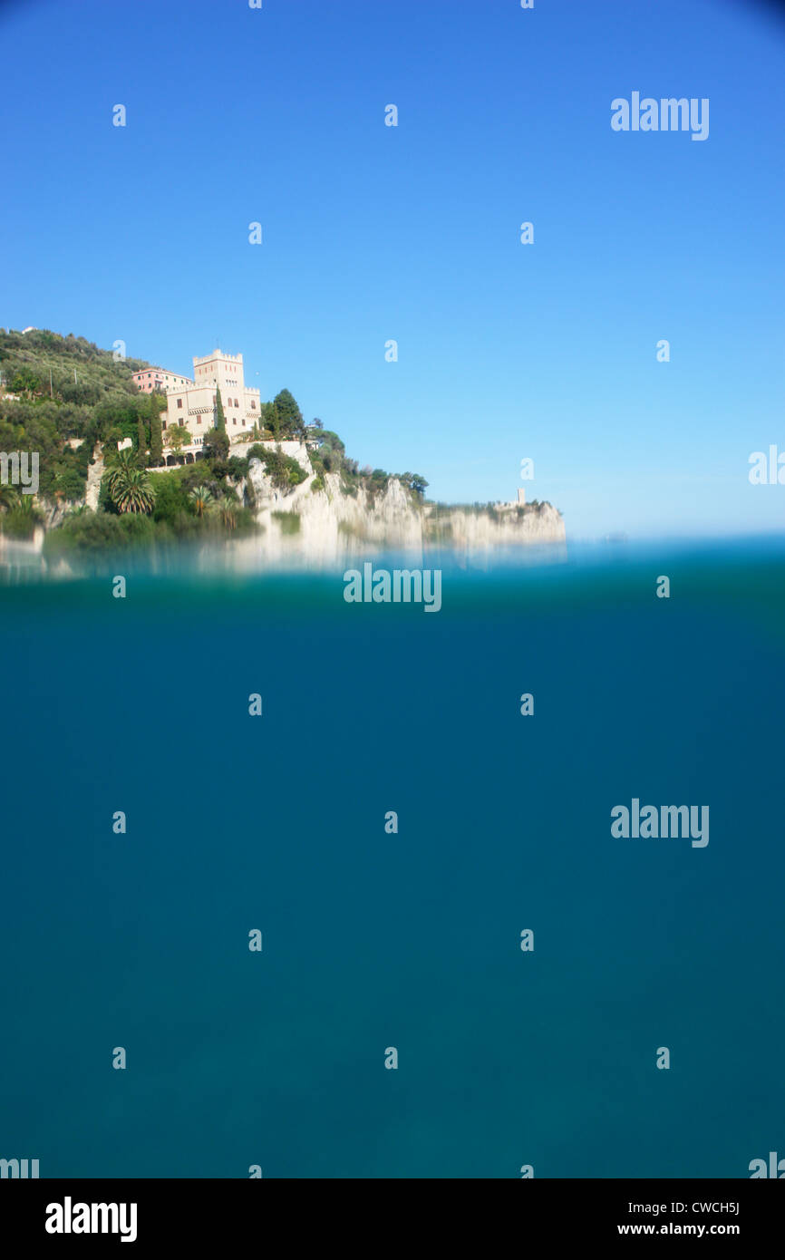 split- level pictures of the Mediterranean Sea Stock Photo - Alamy
