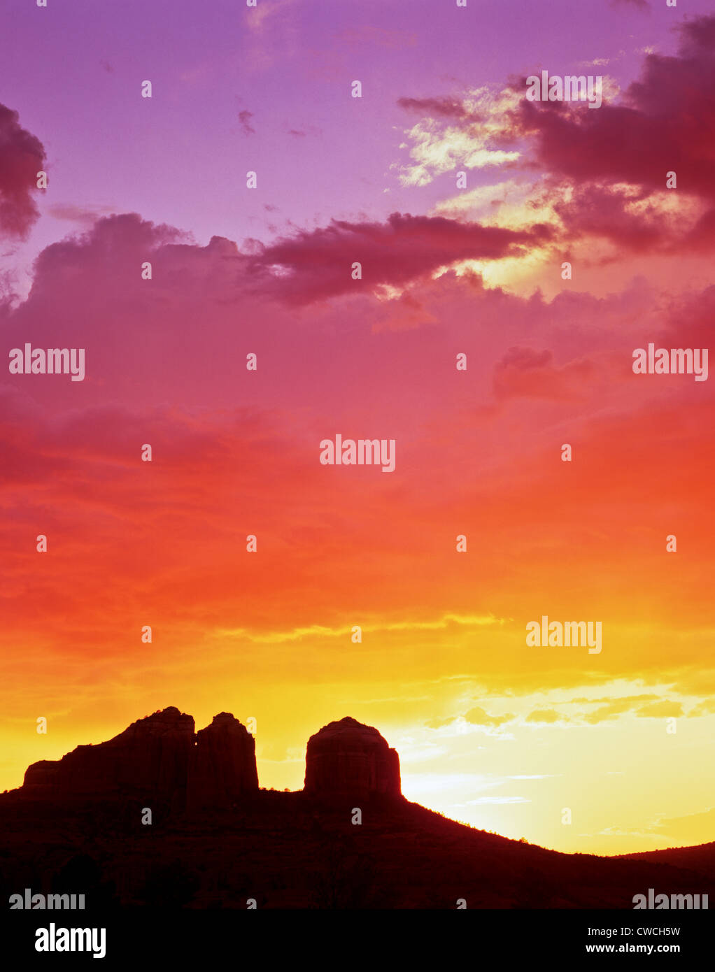 Cathedral Rock at sunset. Sedona, Arizona Stock Photo - Alamy