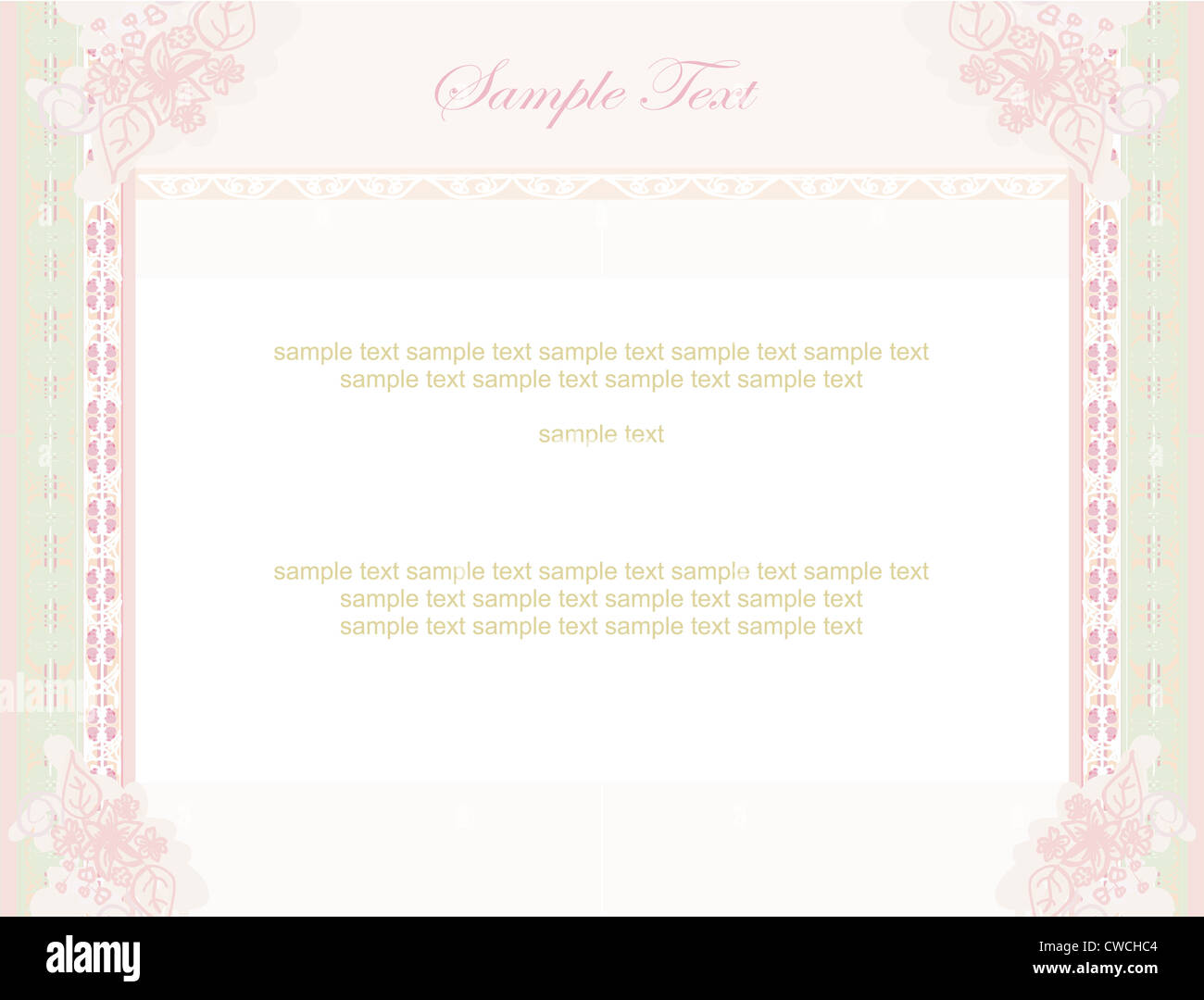 abstract frame with space for your text Stock Photo - Alamy