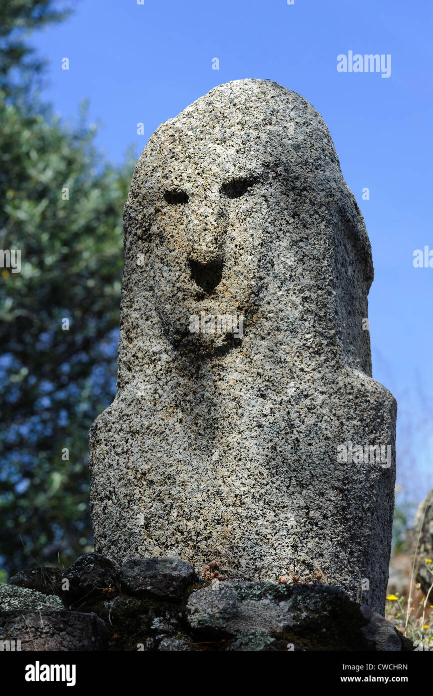 Prehistorc Excavation of Filitosa, Central Torrean Monument with Menhir ...