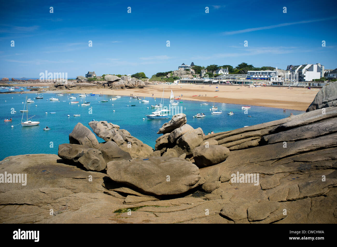 Tregastel beach hi-res stock photography and images - Alamy