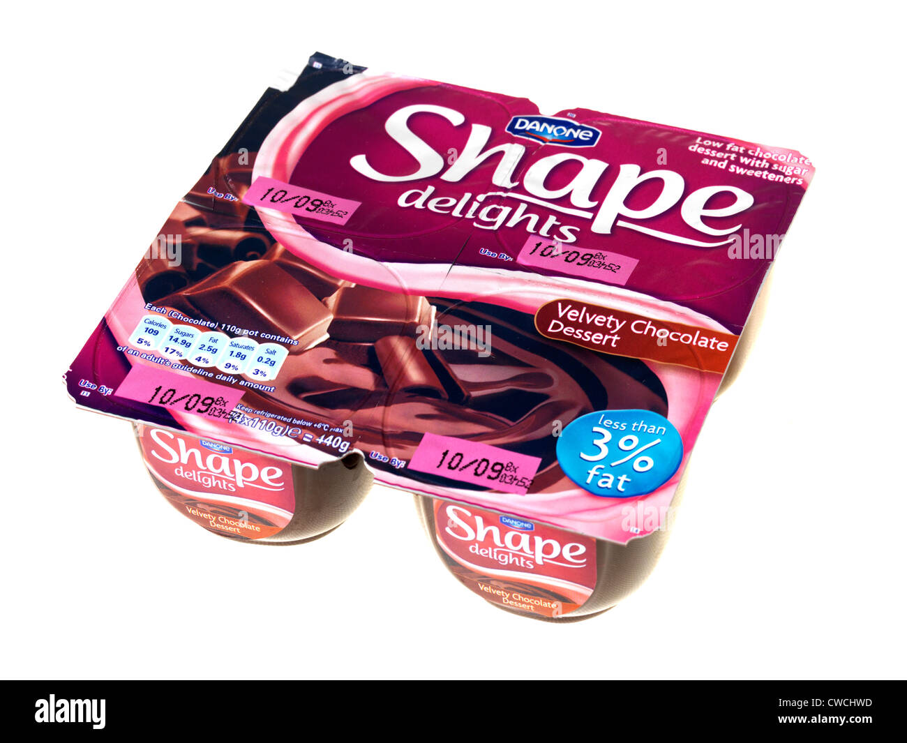 Shape Chocolate Desserts Stock Photo - Alamy