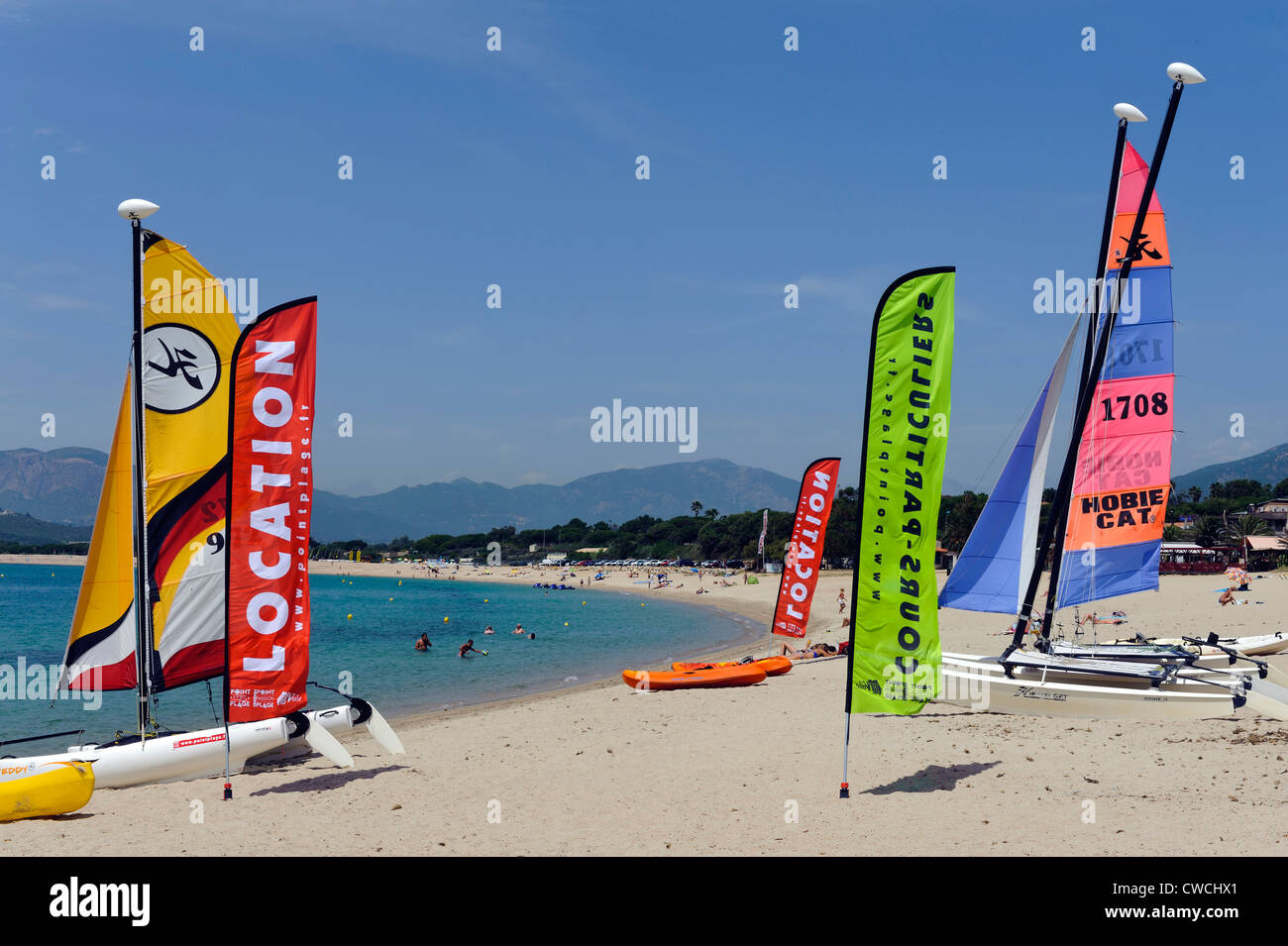 Beach of Porticcio, Corsica, France Stock Photo - Alamy