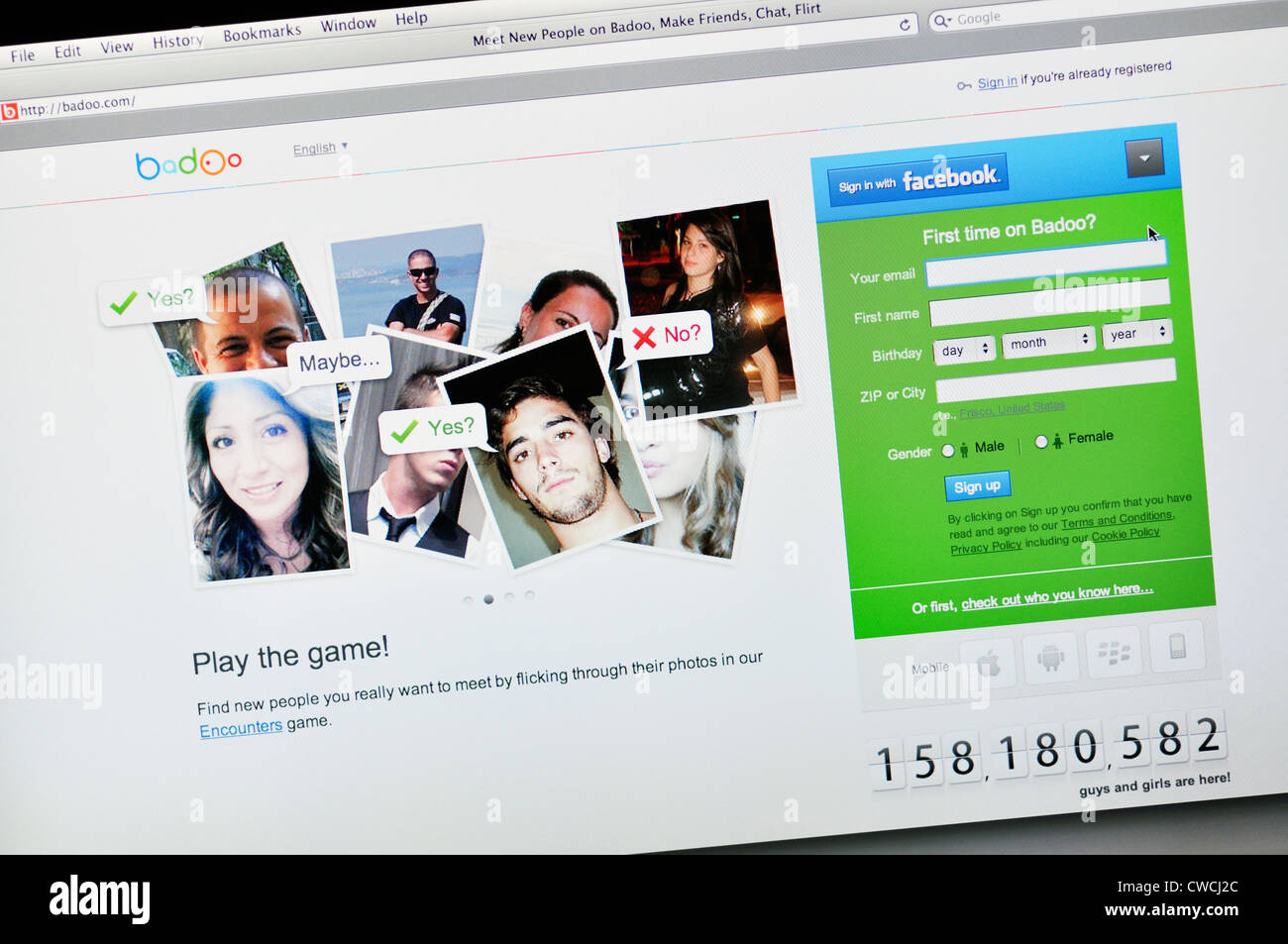 Badoo dating hi-res stock photography and images - Alamy