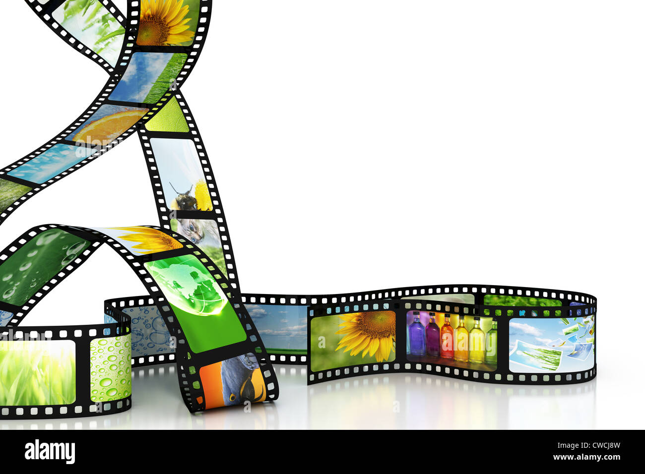 Film with images Stock Photo - Alamy